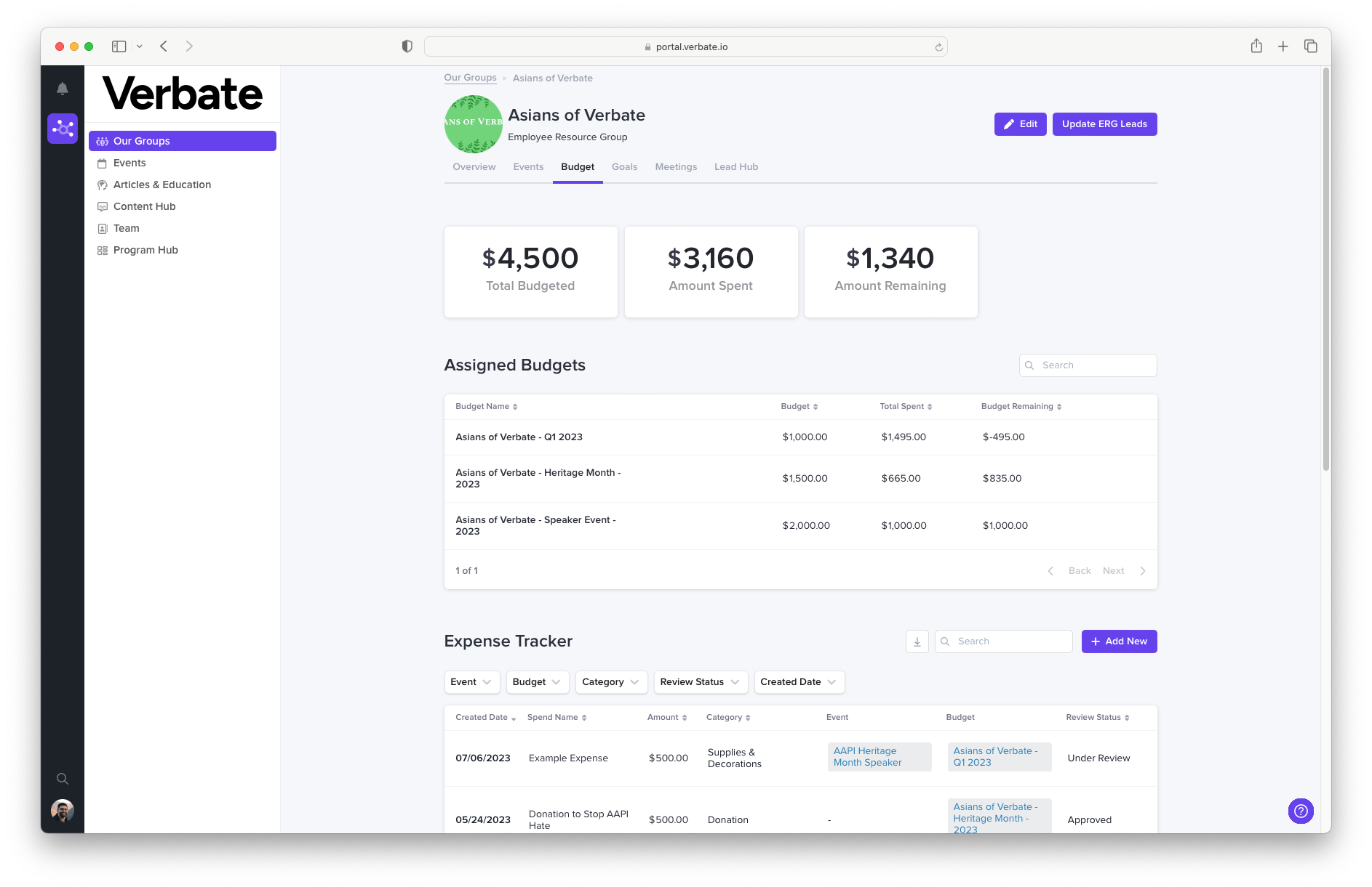 Verbate | Employee Resource Group Community & Platform